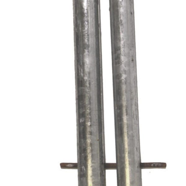 Commercial Triple Ground Tube with Base Plate | Northern Polytunnels